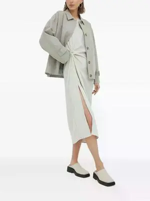 BRUUNS BAZAAR Twist-front Midi Dress