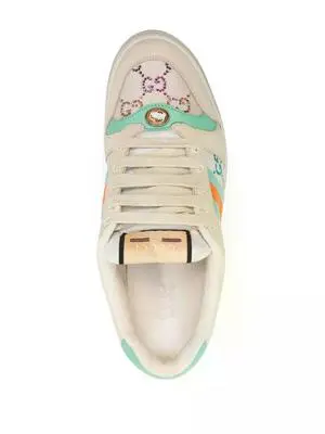 Gucci Screener Panelled Sneakers - Neutrals