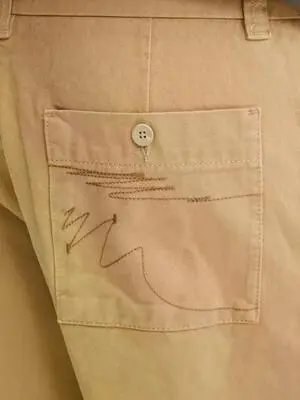 Desigual Embroidered Pocket Trousers
