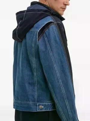 Desigual Denim-panel Hooded Parka