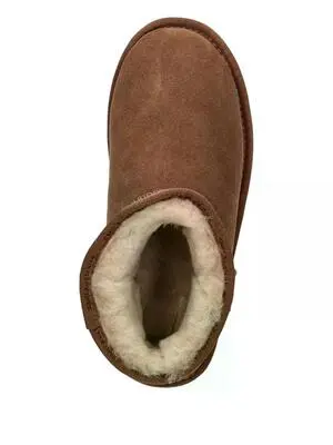 EMU AUSTRALIA Sheepskin-lined Boots With Logo Plaque - Brown