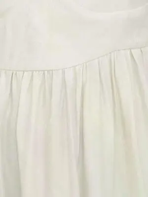 LOVECHILD Tie-strap Smocked Blouse