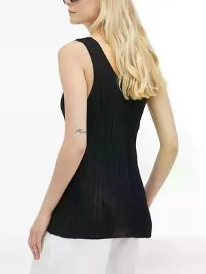 LOVECHILD Ribbed Scoop-neck Tank Top