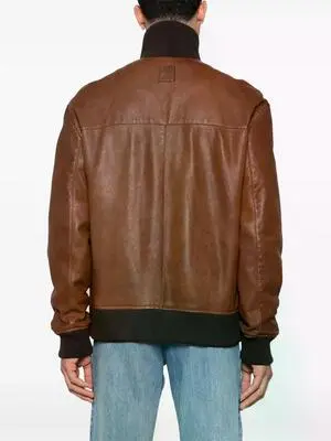 Loewe Zip-up Leather Jacket