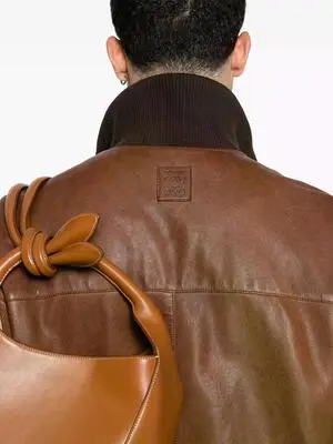 Loewe Zip-up Leather Jacket