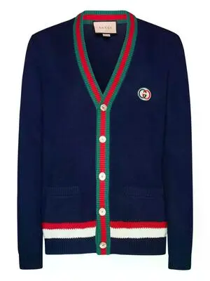 Gucci Web-stripe Button-up Cardigan