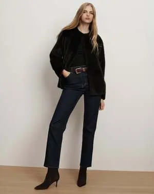 Veronica Beard Arch Leather Belt