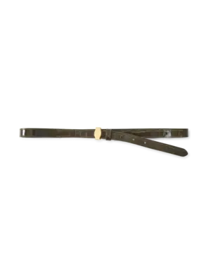 Veronica Beard Dash Croc-embossed Belt