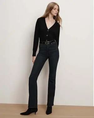 Veronica Beard Loop Suede Belt - Black