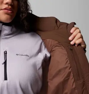 Columbia Amaze Puff Hooded Jacket - Tobacco