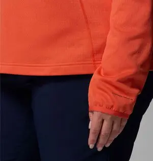 Columbia Essential Hike™ Grid Fleece Half Zip Jacket Plus Size