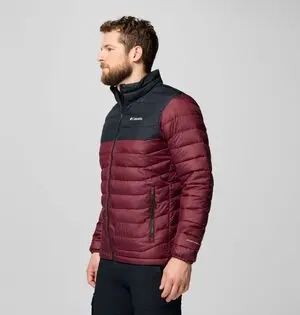 Columbia Padded Jacket - Rich Wine, Black