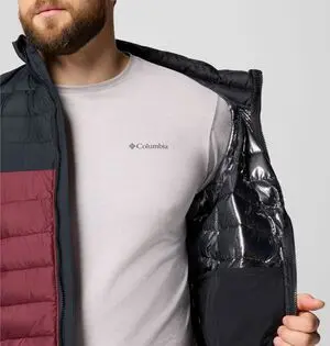 Columbia Padded Jacket - Rich Wine, Black