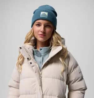 Columbia Amaze Puff™ Long Hooded Jacket - Dark Stone