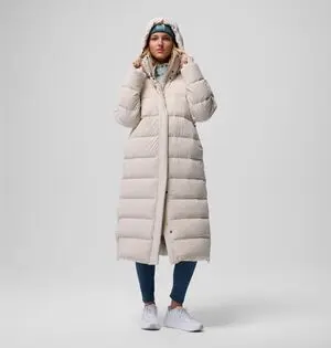 Columbia Amaze Puff™ Long Hooded Jacket - Dark Stone