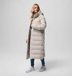Columbia Amaze Puff™ Long Hooded Jacket - Dark Stone