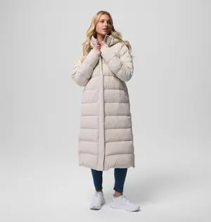 Columbia Amaze Puff™ Long Hooded Jacket - Dark Stone