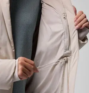 Columbia Amaze Puff™ Long Hooded Jacket - Dark Stone