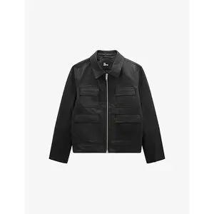 The Kooples Four-pocket Zip-up Leather Jacket
