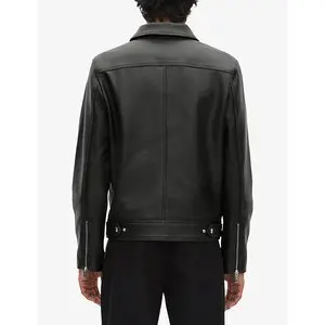 The Kooples Four-pocket Zip-up Leather Jacket