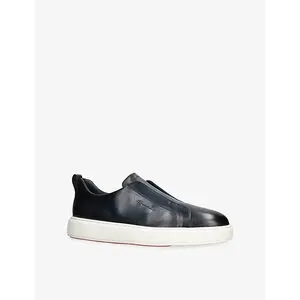 Santoni Clean Icon Victory Leather Low-top Trainers