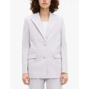 The Kooples Single-breasted Cotton Blazer