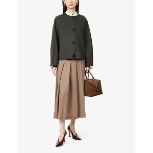 Max Mara Kate Long-sleeve Wool Jacket