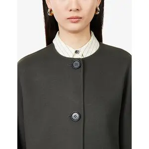Max Mara Kate Long-sleeve Wool Jacket