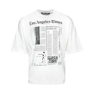 Palm Angels X La Times News Over T-shirt - White