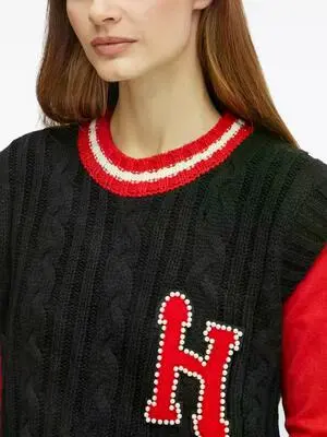 SILVIAN HEACH Cable-knit Sweater Vest