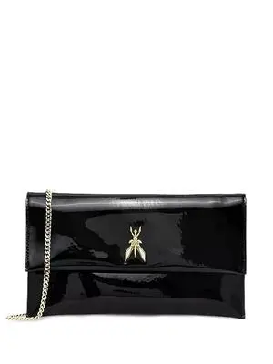 Patrizia Pepe Chain Clutch - Black