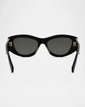 Celine Triomphe Cat-eye Sunglasses - Black