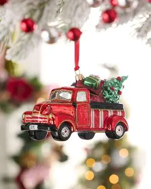 Neiman Marcus Truck With Christmas Tree Ornament