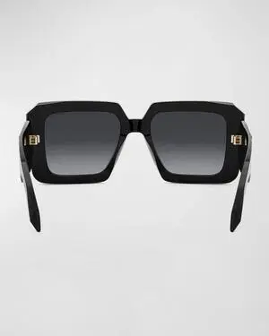 BVLGARI Serpenti Geometric Sunglasses Black