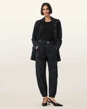 ALLSAINTS Freda Camouflage Cargo Pants