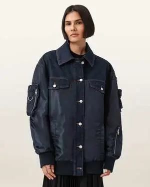 ALLSAINTS Verity Relaxed Fit Bomber Jacket