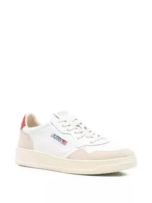 AUTRY Medalist Leather Suede Sneakers - White