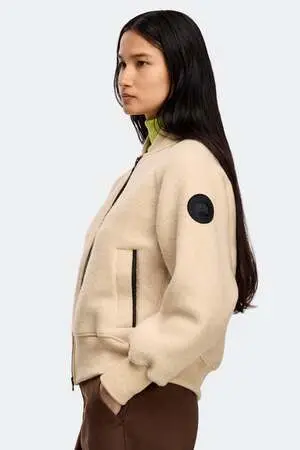 Canada Goose Sierra Fleece Bomber Jacket - Light Tan