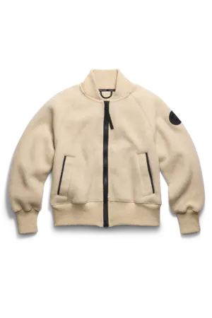 Canada Goose Sierra Fleece Bomber Jacket - Light Tan
