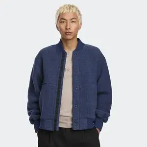 Canada Goose Hudson Fleece Bomber Jacket - Oxford Navy