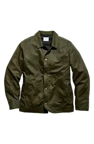 Billy Reid Harrison Water Repellent Waxed Cotton Jacket