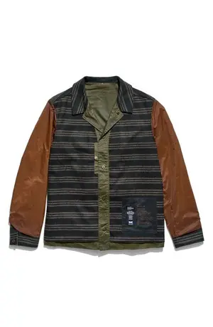 Billy Reid Harrison Water Repellent Waxed Cotton Jacket