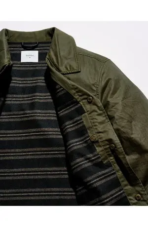 Billy Reid Harrison Water Repellent Waxed Cotton Jacket