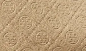 Tory Burch T Monogram Pebble Leather Messenger Bag