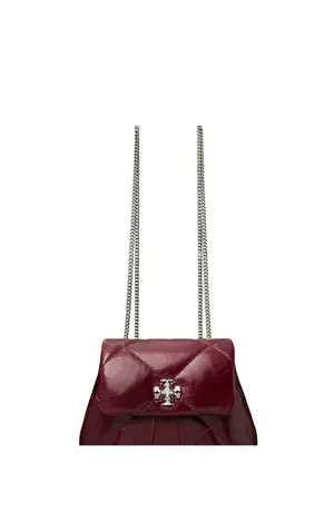 Tory Burch Kira Distressed Diamond Quilted Leather Backpack