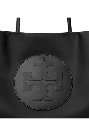 Tory Burch Ella Recycled Nylon Tote - Black