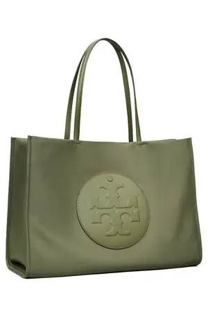 Tory Burch Ella Recycled Nylon Tote - Olive Green