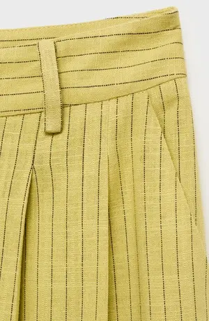 Mango Luce Stripe Wide Leg Pants