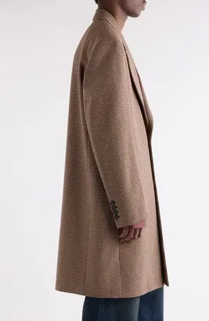 Acne Studios Otam Houndstooth Wool Coat