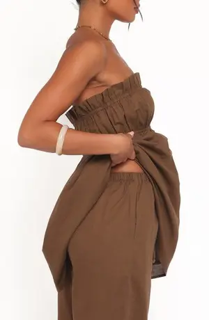 PETAL & PUP Ember Strapless Tunic Top
